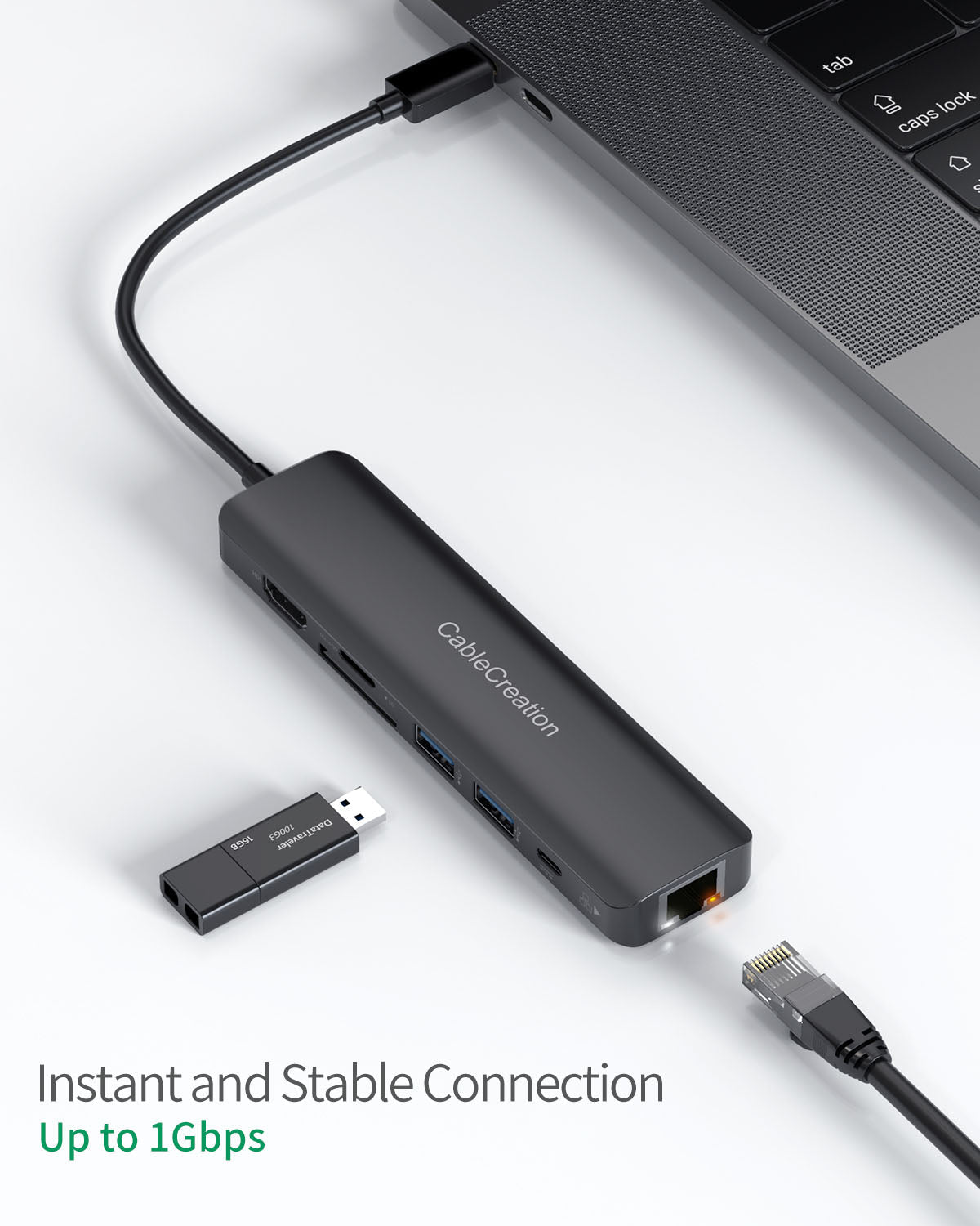 7-in-1 Hybrid USB-C Multi Adapter | CableCreation