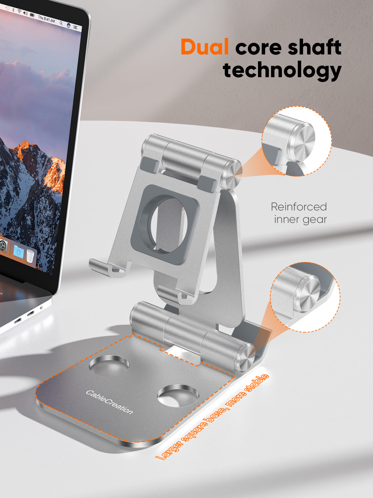 Adjustable Office Phone Stand for Desk | CableCreation