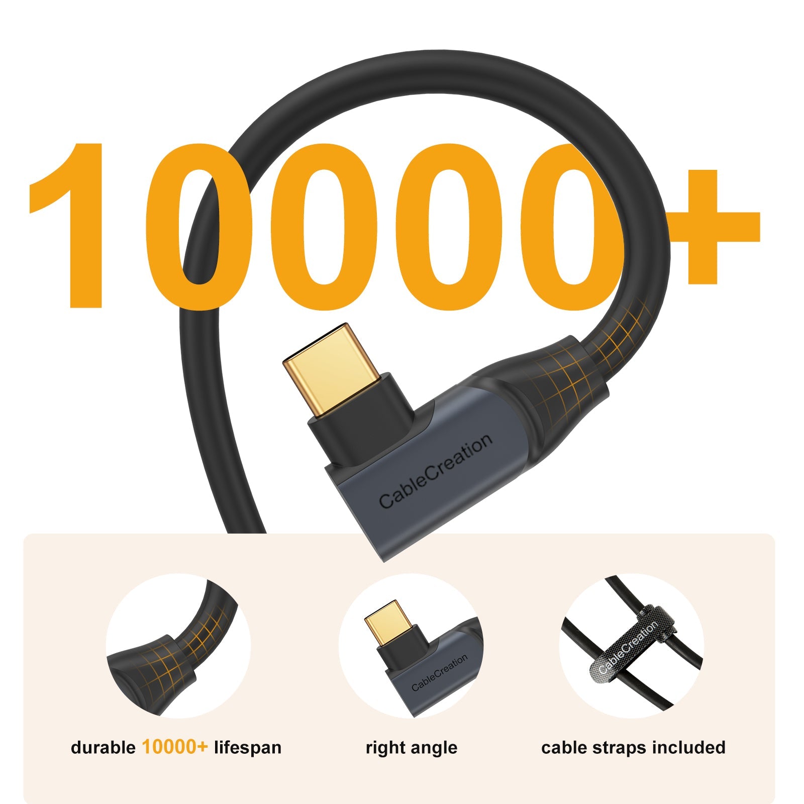 USB 3.1 to Type-C VR Link Cable For Oculus Quest 2 | CableCreation