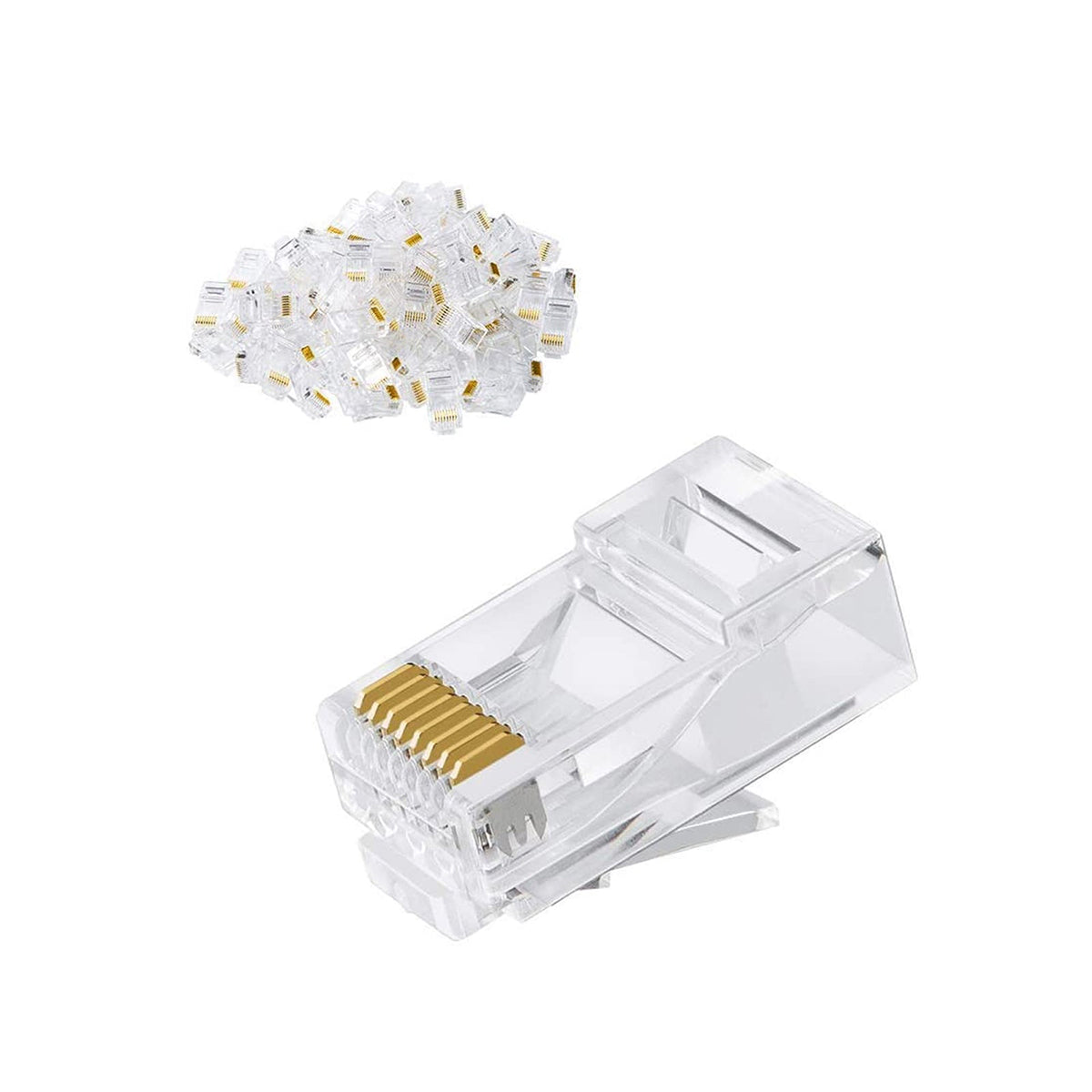 100 Pack Cat 6 RJ45 ends | CableCreation