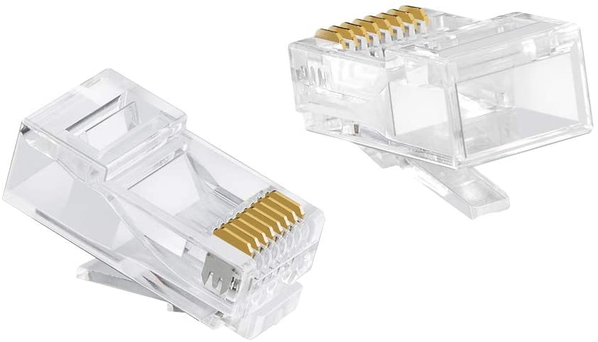 100 Pack Cat 6 RJ45 ends | CableCreation