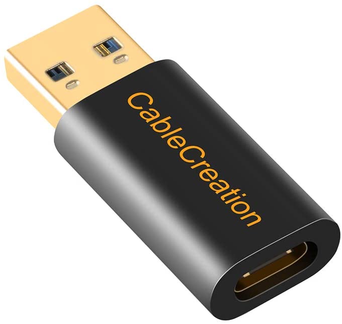USB Male to USB C Female Adapter Converter (3 Pack) | CableCreation
